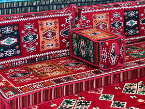 Luxury Arab Majlis Sofa Set - Traditional Toshak Design